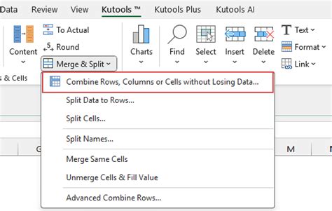Quickly Combine Merge Multiple Columns Or Rows In Excel