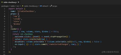 Element 表格多选性能优化 掘金