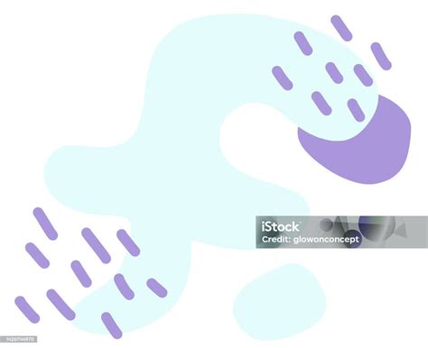 재미있는 장난기 넘치는 다채로운 그래픽 요소 핸드 페인팅 낙서 자유형 모양 파스텔 일러스트 레이 션 배경 0명에 대한 스톡 벡터 아트 및 기타 이미지 Istock