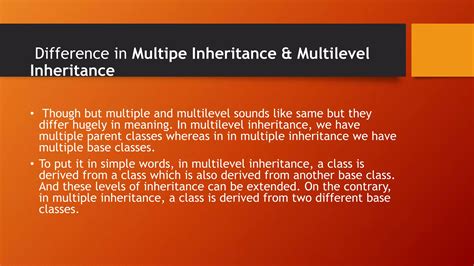 Multiple Inheritance Ppt