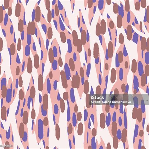 브러시 스트로크 기하학적 요소 얼룩말 줄무늬 추상 원활한 패턴과 혼합 작은 다채로운 타원형 모양으로 만든 트렌디 한 평면 일러스트 현대 패션 디자인입니다 0명에 대한 스톡