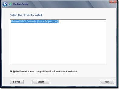 Using PVSCSI Driver On Windows Server 2012 VMs