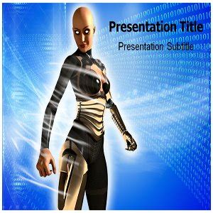 Buy Human Robot Powerpoint Templates Human Robot Powerpoint Slides Powerpoint Backgrounds On