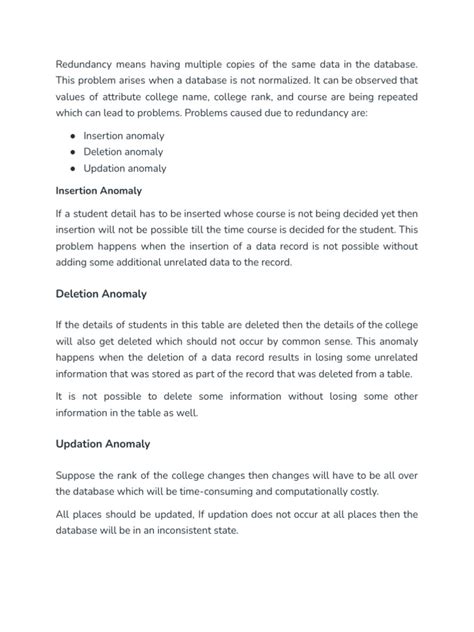 Normalization Pdf Databases Information Technology