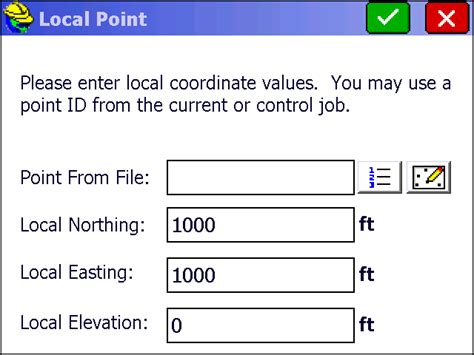 Setting Up A Base With Local Coordinates IG GPS