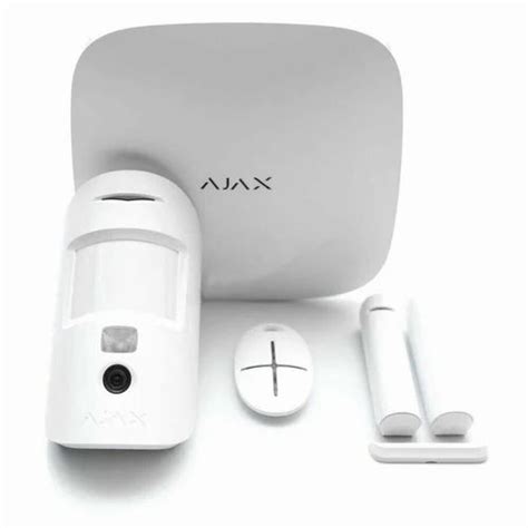 Wireless Ajax Starter Kit Cam Hub Door Protect Motion Cam Space Control Inbuilt Battery