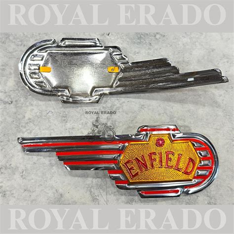 Royal Enfield Old Model Vintage G2 Style Standard Tank Monogram In Chr