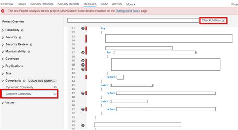 Cognitive Complexity Calculation For A Fileproject Sonarqube Server Community Build Sonar