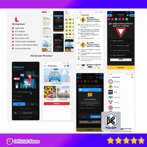 Jual Source Code Aplikasi Driving Exam Android App By Kodeaset Shopee Indonesia