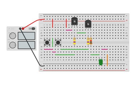 Circuit Design Porta And Tinkercad