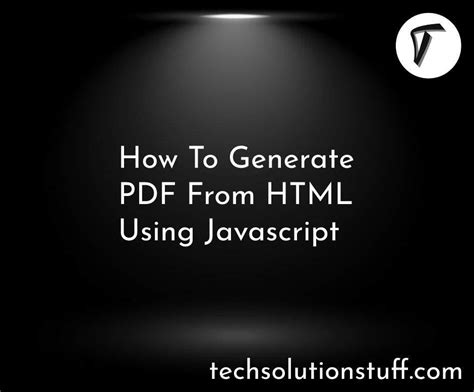 doris klu on linkedin how to generate pdf from html using javascript