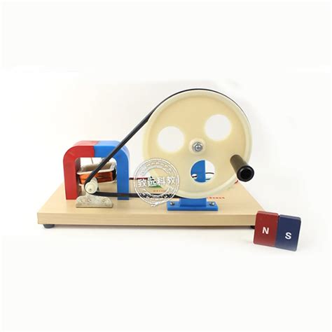 Hand Held AC DC Generator Teaching Instrument High Babe Physics Experiment Science Teaching