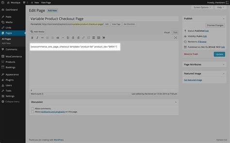 Woocommerce One Page Checkout Documentation Woocommerce