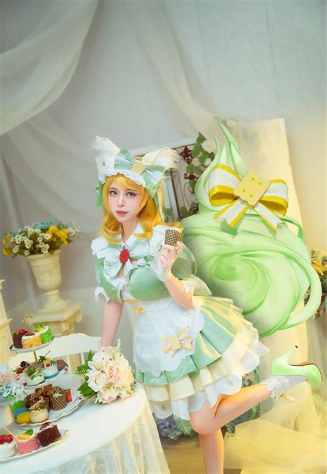 《王者荣耀》妲己 抹茶甜心cosplay 次元岛