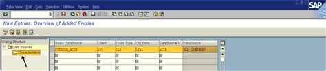 Creation Of A Classification Datasource And Its Re Sap Community