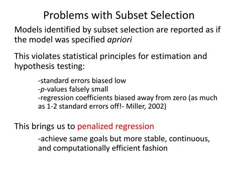 Ppt Penalized Regression Powerpoint Presentation Free Download Id