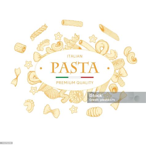 스케치 스타일의 이탈리아 파스타 템플릿입니다 손으로 그린 배너입니다 메뉴 배너 전단지 카드 비즈니스 홍보에 적합합니다 벡터 그림 고풍스런에 대한 스톡 벡터 아트 및 기타