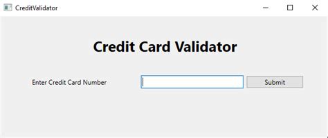 Github Ziadamrcredit Card Validator A C Application With Qt That