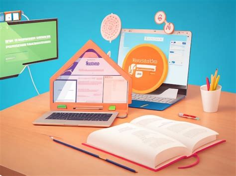 Mastering The Concept Of Elearning Online Homework Assignments Premium Ai Generated Image