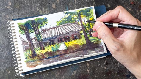 Urban Sketching Nature Greenery And Trees Teoh Yi Chie Skillshare