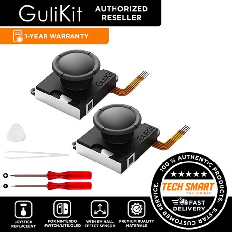 Gulikit Switch Joystick Replacement With Repair Kit Hall Effect