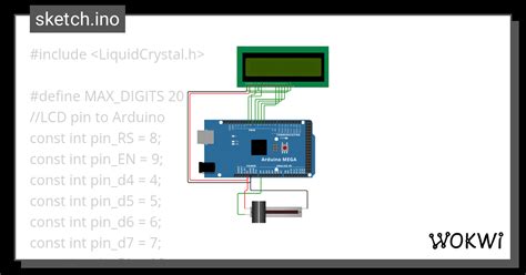 LCD2 Wokwi ESP32 STM32 Arduino Simulator