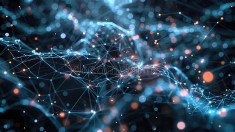 A Visual Representation Of Interconnected Nodes And Lines Suitable For Presentations Or Reports