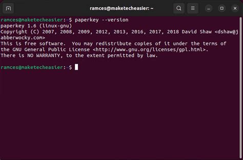 How To Backup Your Gpg Key In Linux With Paperkey Make Tech Easier