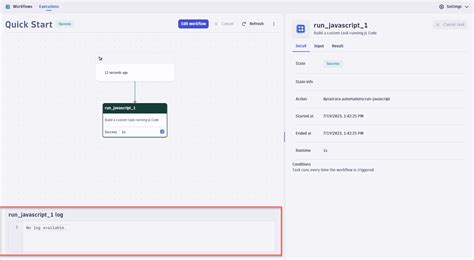 Run And Monitor Workflows Created In Dynatrace Workflows Dynatrace Docs