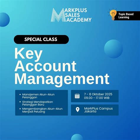 Special Class Key Account Management Markplus Institute