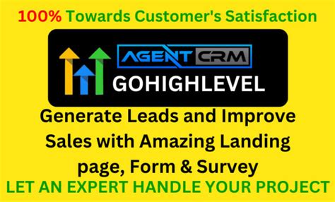 Gohighlevel Ghl Agent Crm Landing Page Form Survey Highlevel Virtual Assistant By Dunsin Digital