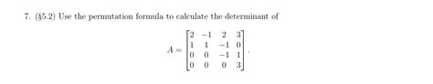 Solved §52 ﻿use The Permutation Formula To Calculate The
