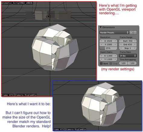 set render size for opengl viewport aka playblast render compositing and post processing