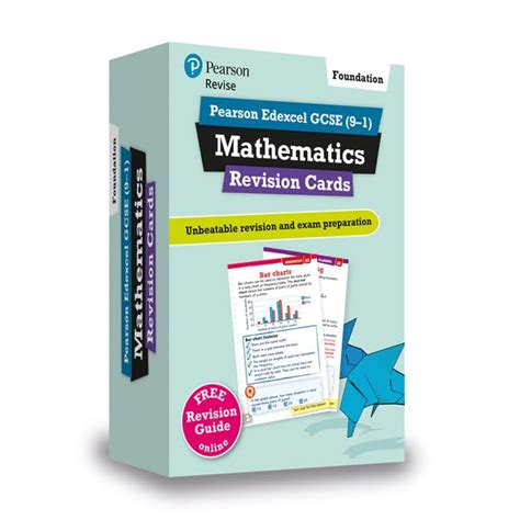 Pearson REVISE Edexcel GCSE Maths Foundation Revision Cards By Harry Smith Used
