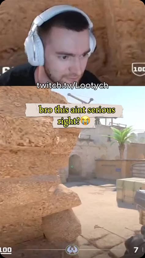 Bro This Aint Serious😭 ️ Follow Me Counterstrike2clips For More Reels Cs2