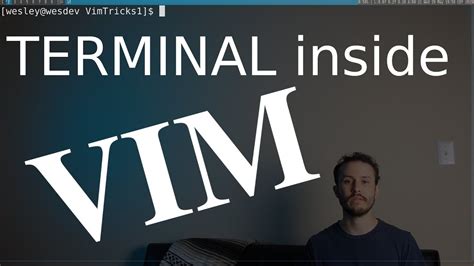 Vim Tricks Episode 1 Terminal Youtube