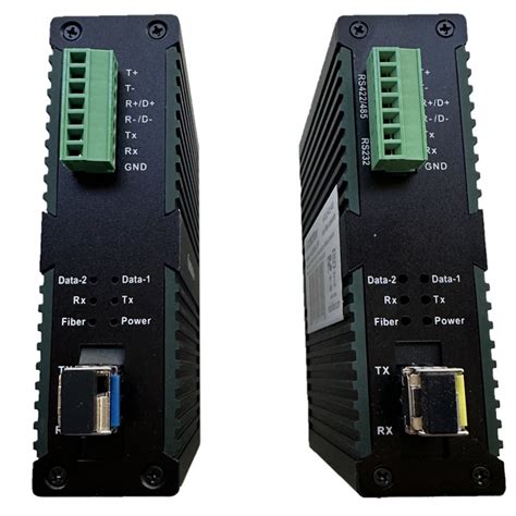 ROBOfiber HC SERIAL SFP X RS And X RS Industrial Media Converter Set Of Two