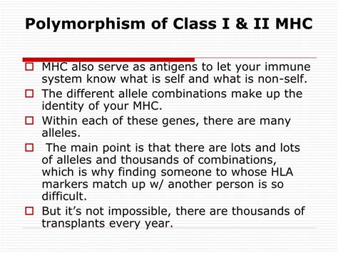 Ppt The Major Histocompatibility Complex And Antigen Presentation Powerpoint Presentation Id