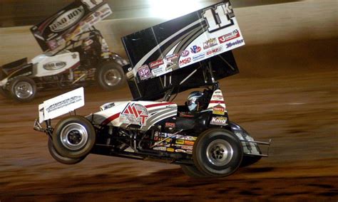 Steve Kinser Kraig Kinser World Of Outlaws Charlotte Sprint Cars