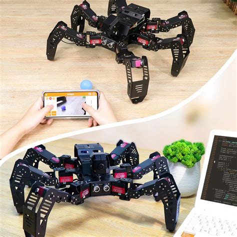 Spiderpi Raspberry Pi Based Ai Vision Hexapod Robot Automotive Frame चेसिस Atlantis