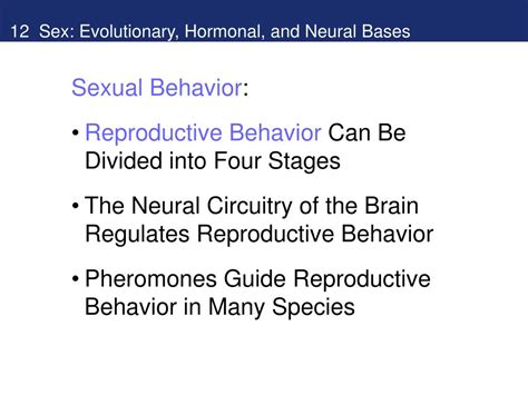 Ppt Sex Evolutionary Hormonal And Neural Bases Powerpoint