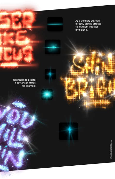 Glow Pack Glowing Effect Brushes For Procreate Design Cuts