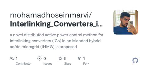 Github Mohamadhoseinmarviinterlinkingconvertersinanislanded