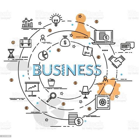 편평한 화려한 디자인 비즈니스에 대 한 개념입니다 창의적인 제품을 만들기의 아이디어입니다 개념에 대한 스톡 벡터 아트 및 기타 이미지 Istock