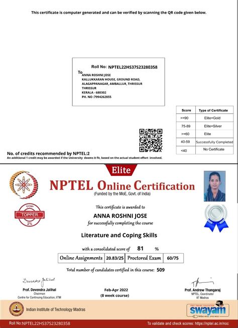anna roshni on linkedin nptel swayam iitmadras