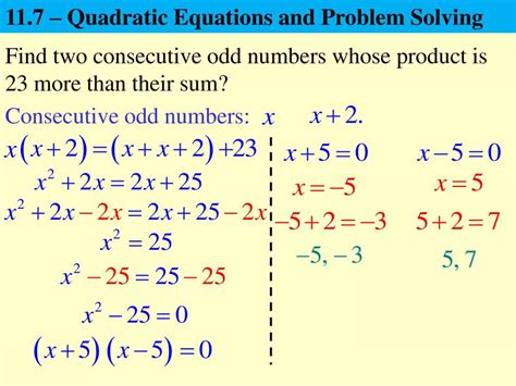 Quadratic Equation Powerpoint Slides Learnpick India