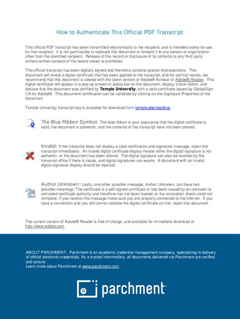 Assetstranscripthow To Authenticate This Official Pdf