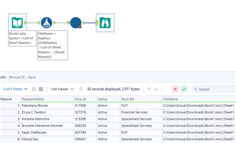 how to work on sheets of single excel file one by alteryx community