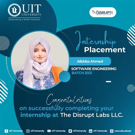 uit university on linkedin uituniversity internshipsuccess proudmoment