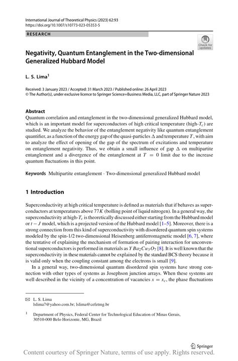 Negativity Quantum Entanglement In The Two Dimensional Generalized